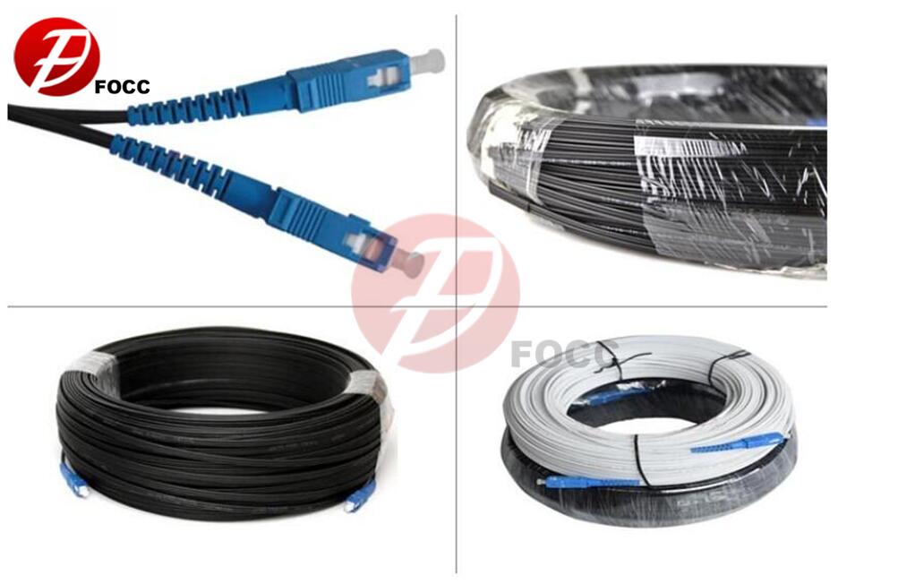 FTTH Indoor 1 Core Drop Kabel Fiber Optic Patch Cord SC-SC Pemasok dan ...